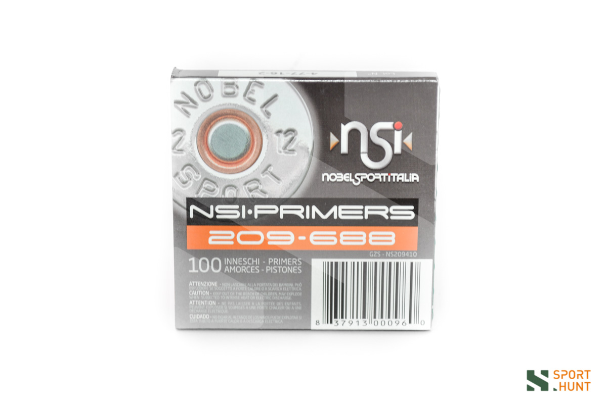 Inneschi NSI Nobel Sport Italia Primers 209-688 - 100 pz | Sport Hunt