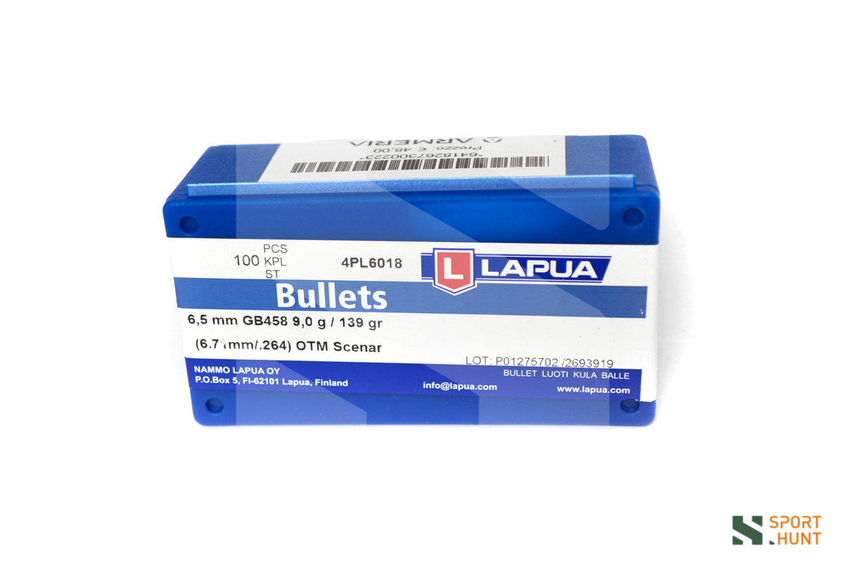 Palle Lapua OTM Scenar 6.5mm GB458 139gr 4PL6018 | Sport Hunt
